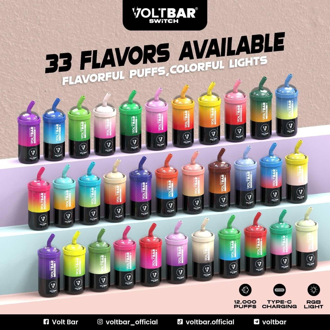 VOLTBAR 12000 PUFF - VAPESG | VOLTBAR DISPOSABLE